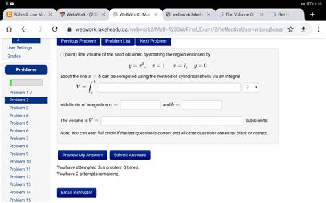 solved 33 1 10 solved use mol x webwork 202 webwork