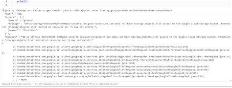 Unable To Access External Location On Gcp From Dat Databricks Community 5817