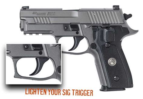 How To Lighten Your SIG Sauer Trigger Pull For Cheap