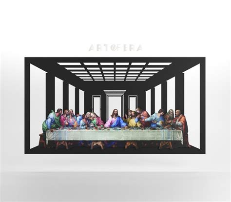 Last Supper Metal Wall Art Christian Wall Decor Housewarming Etsy