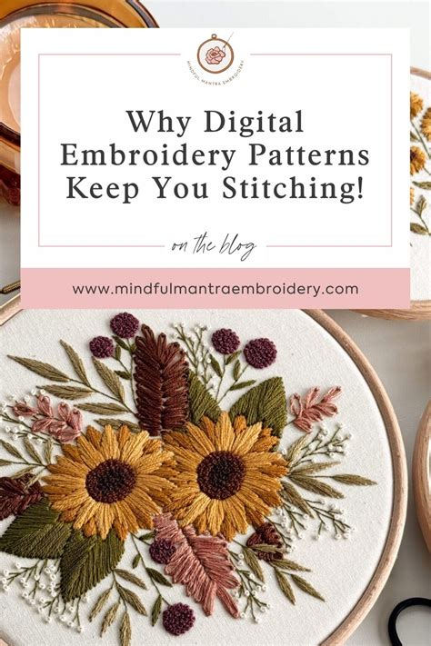 Why Digital Embroidery Patterns Are The Easiest Way To Keep Stitching