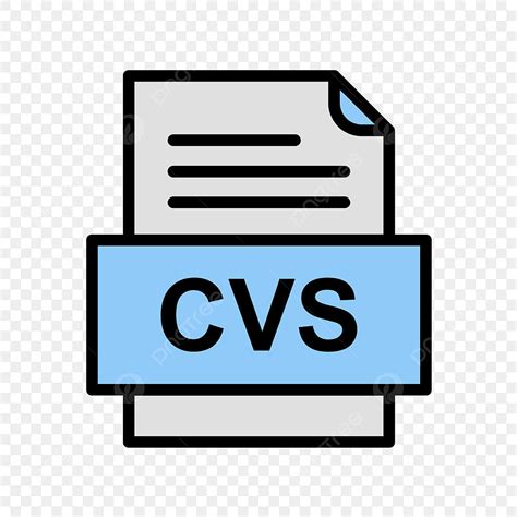 cvs file document icon cvs document file png and vector with