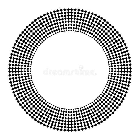 Radial Geometric Pattern For Decorative Round Frame Stock Vector Illustration Of Plate