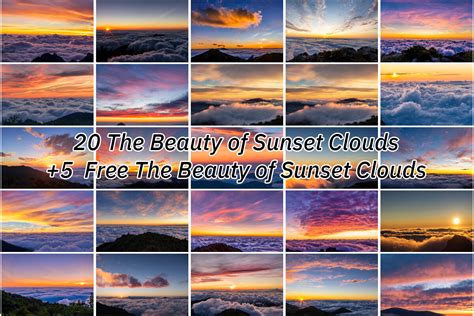 The Beauty Of Sunset Clouds Gráfico Por Nairacapture · Creative Fabrica