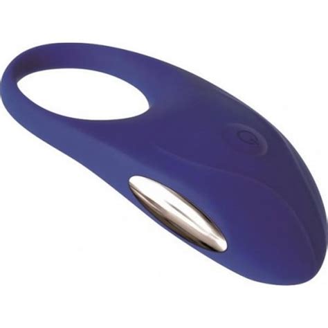 Adam Eve Rechargeable Couples Penis Ring Blue Sex Toys At Adult Empire