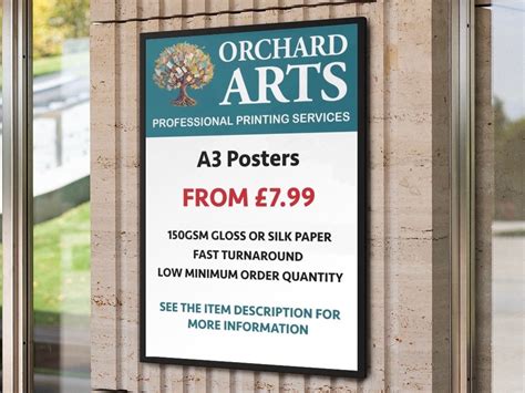 A3 Poster Printing A3 Posters A3 Print Custom Posters A3 Custom