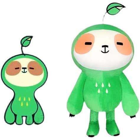 Green Plant Bean Sprouts Mascot Costume Custom Mascot Creater China