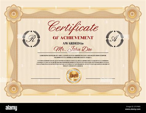 First Place Certificate Template