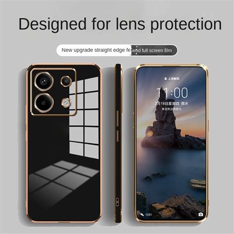 Infinix Note Pro Note Pro G Pro G Luxury Plating Straight Slim Edges Protection Casing