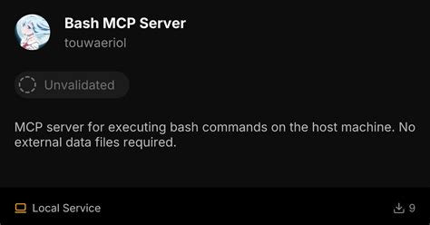 Máy Chủ Mcp Bash Mcp Servers · Lobehub