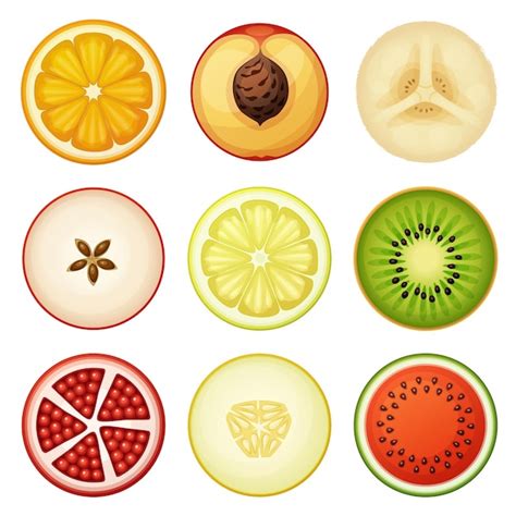 Cut Fruit Halves Images Free Download On Freepik