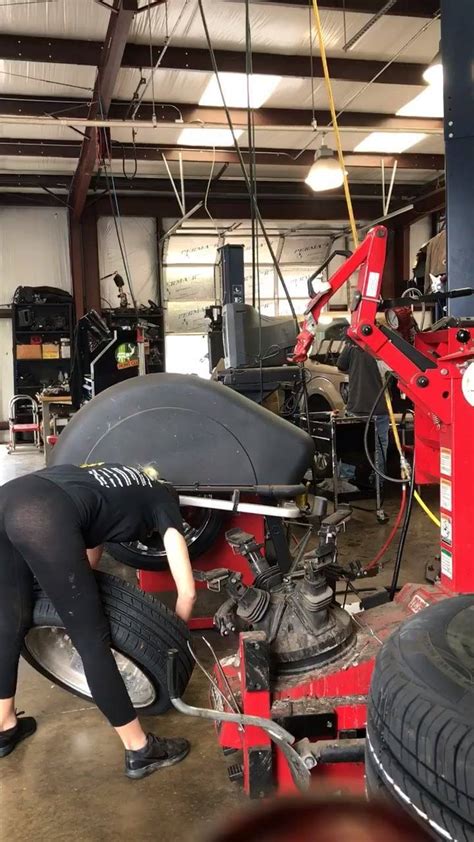 Hot Girl Replacing Tires Have You Already Replaced Summer For Winter Tires By Shift N