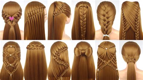 19 Simple Hairstyles For Everyday 👌 Easy Hair Tutorials For Girls Youtube