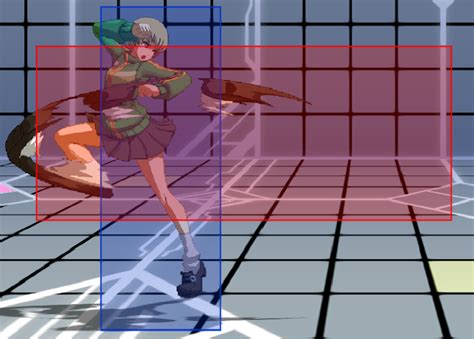 File BBTAG Chie AA Hitbox Png Dustloop Wiki