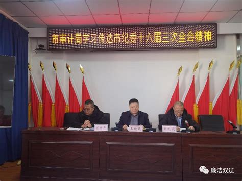 双辽市各单位传达学习市纪委全会精神 本地要闻 中共双辽市纪律检查委员会
