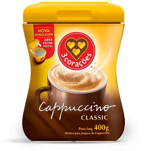 Cappuccino Classic Cappuccinos Café 3 Corações