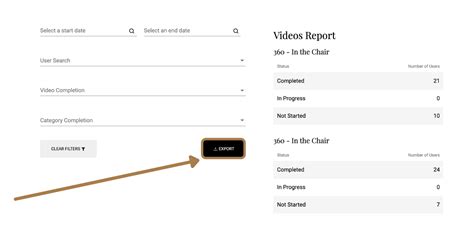 how to export reports