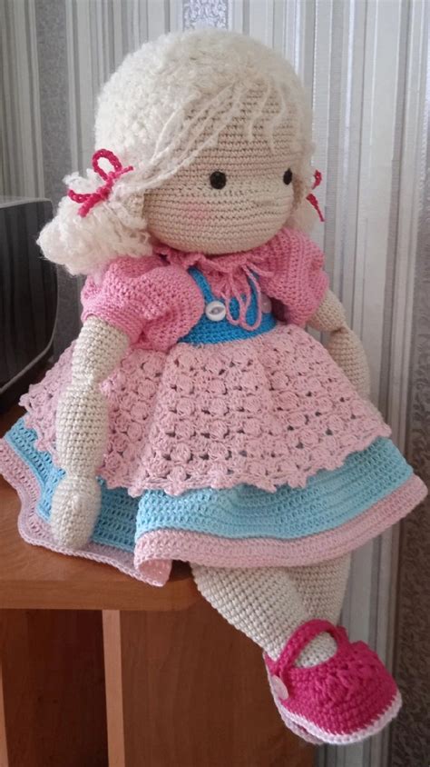 Катенька Связаные крючком куклы Вязаные куклы Вязаные игрушки