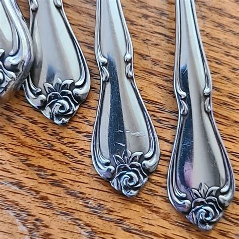 Oneida Kitchen 881 Rogers Oneida Flatware Rose Pattern Poshmark