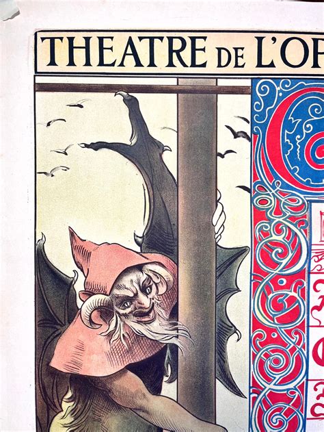 Griselidis Art By Francois Flameng 1901 30×54 French Massenet Opera