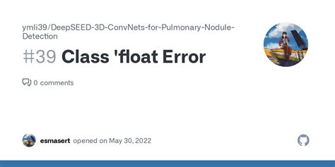Class Float Error · Issue 39 · Ymli39deepseed 3d Convnets For