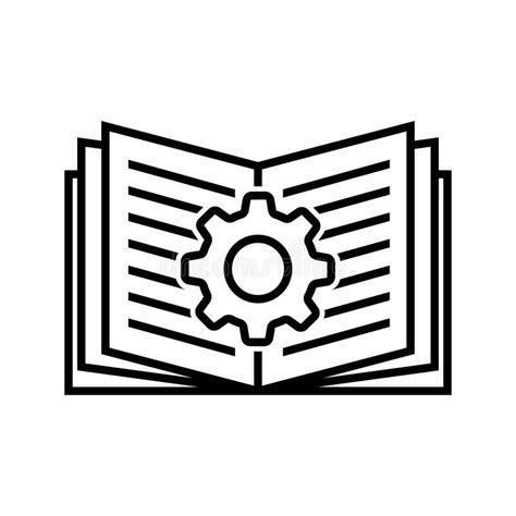 Document Vector Icon Technical Documentation Illustration Sign Manual Symbol Stock Vector