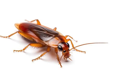 Premium Ai Image A Cockroach Isolated On White Background Cockroach Generative Ai