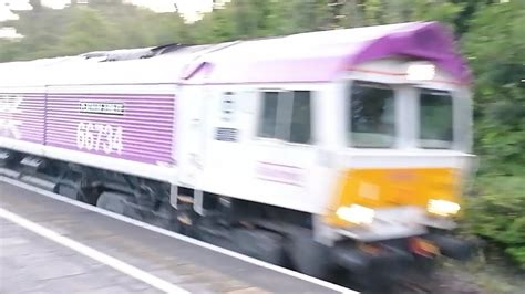 240723 Class 66 66734 Platinum Jubilee Llandudno Jn Tc Gbrf