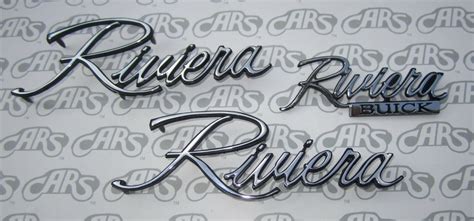 Old Buick Parts Emblems Sku Rmk734 1973 1974 Buick Riviera