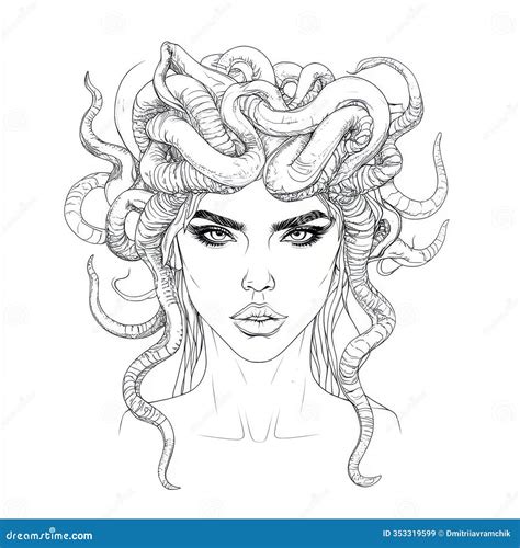 Greek Mythology Medusa Drawing
