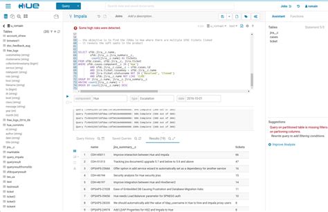 Hue The Open Source Sql Assistant For Data Warehouses