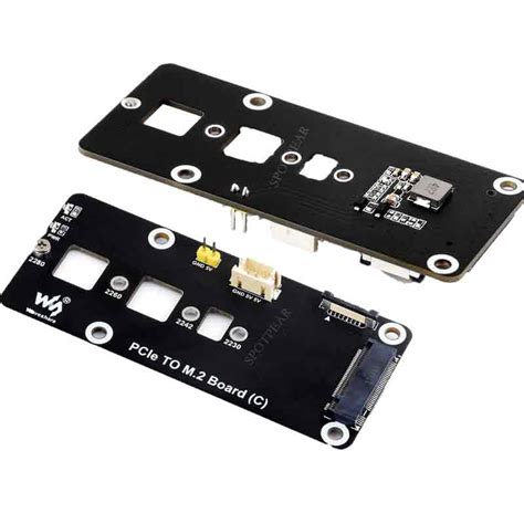 Raspberry Pi 5 PCIe To M 2 NVMe SSD Adapter Board C HAT Pi5 PCIe 2280 2242 2230
