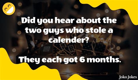 22 Calender Jokes And Funny Puns Jokojokes