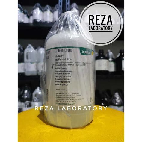 Jual Buffer Solution Larutan Buffer Ph 9 Merck 109461 50ml Shopee