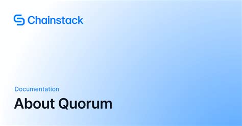 About Quorum Chainstack