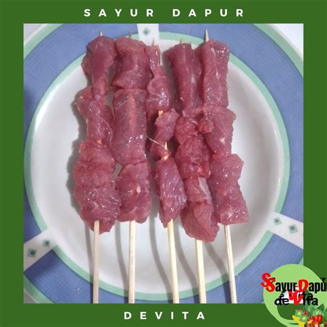 Jual Sate Daging Sapi Original Daging Shopee Indonesia