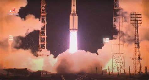 Russian Proton Rocket Launches Communications Satellite For Angola Space