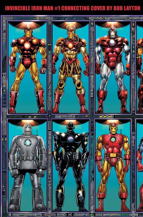Marvels Invincible Iron Man Relaunch Reveals Variant Covers