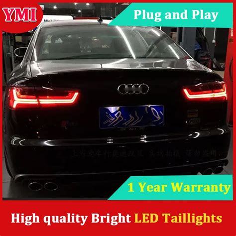 For Audi A6 Taillights 2012 2013 2014 2015 2018 For A6 Rear Lights