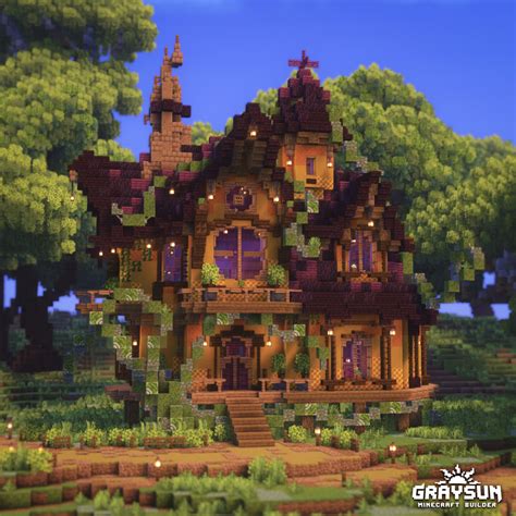 Minecraft Fantasy House Minecraft Fantasy House Minecraft Cottage