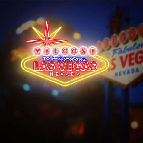 Las Vegas Neon Sign Welcome To Las Vegas Led Light Sign Las Vegas