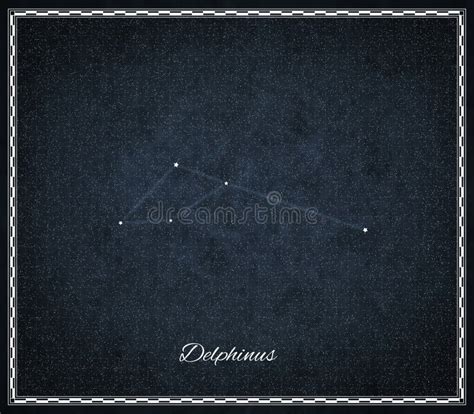 Delphinus Star Constellation Night Sky Cluster Of Stars Deep Space
