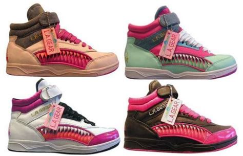 The 80 Greatest 80s Fashion Trends L A Gear La Gear High Tops La