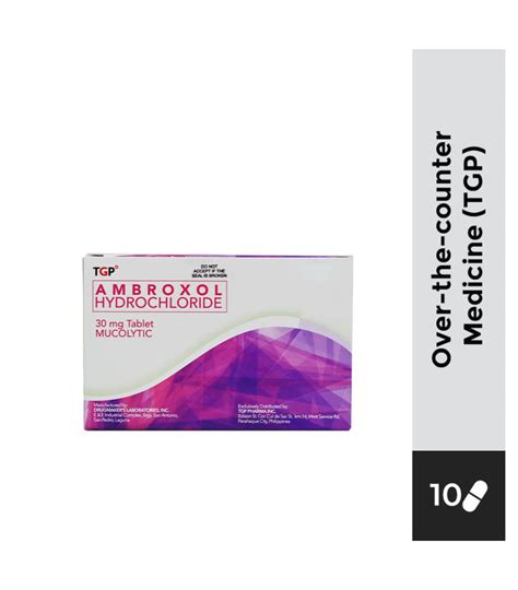 Tgp Ambroxol Tablet 30mg 10s