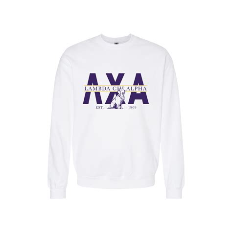 Lambda Chi Golden Letters Crewneck Campus Classics