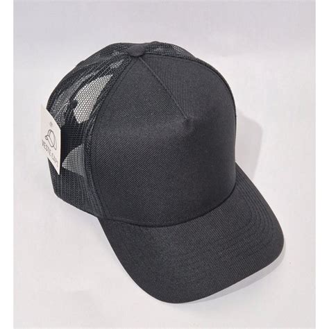 Boné De Telinha Sem Estampa Modelo Trucker Americano Supercap Tamanho