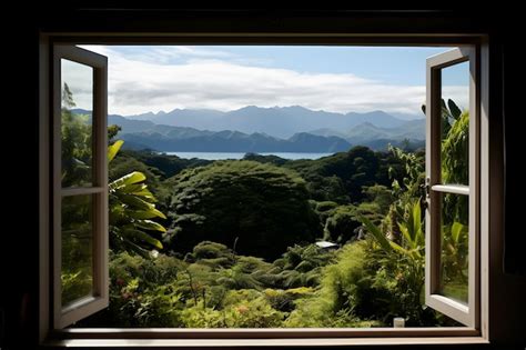Outdoor Oasis Visible From Window Images Free Download On Freepik