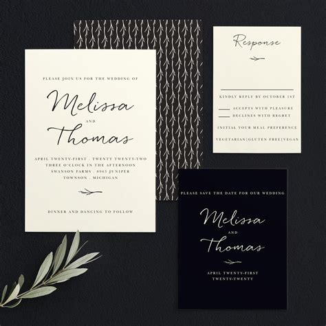 Weathered Twig Wedding Invitations By Basic Invite