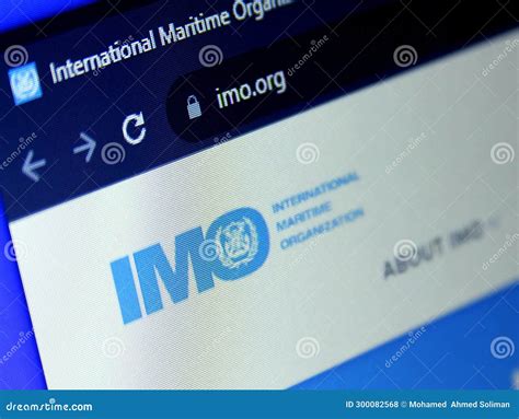 International Maritime Organization Imo Safety Signs Illustration