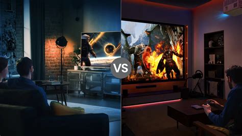 Projector Vs Tv Big Screen Home Cinema And Gaming Experience Benq Us